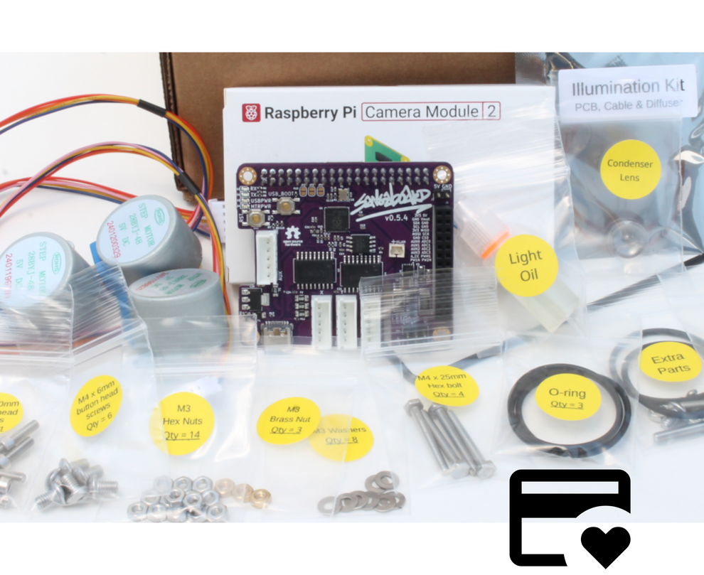 OpenFlexure Microscope Assembly Kit – IO Rodeo